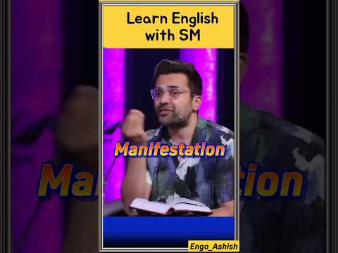 M- Manifestation meaning in hindi with tricks.Learn English with Sandeep Maheshwari. #vocabulary