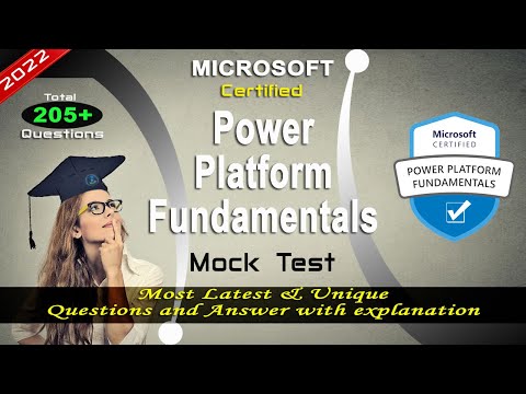 PL-900 | Microsoft Certified Power Platform Fundamentals - Mock Test | 2022 Exam Latest Q&A
