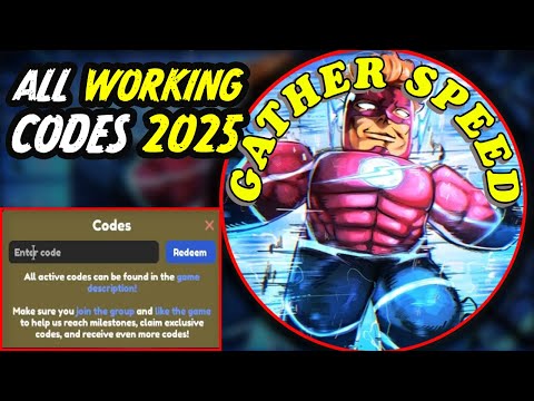 Gather Speed Codes June 2025 ⚠️New⚠️ ALL WORKING CODES Roblox Gather Speed 2025