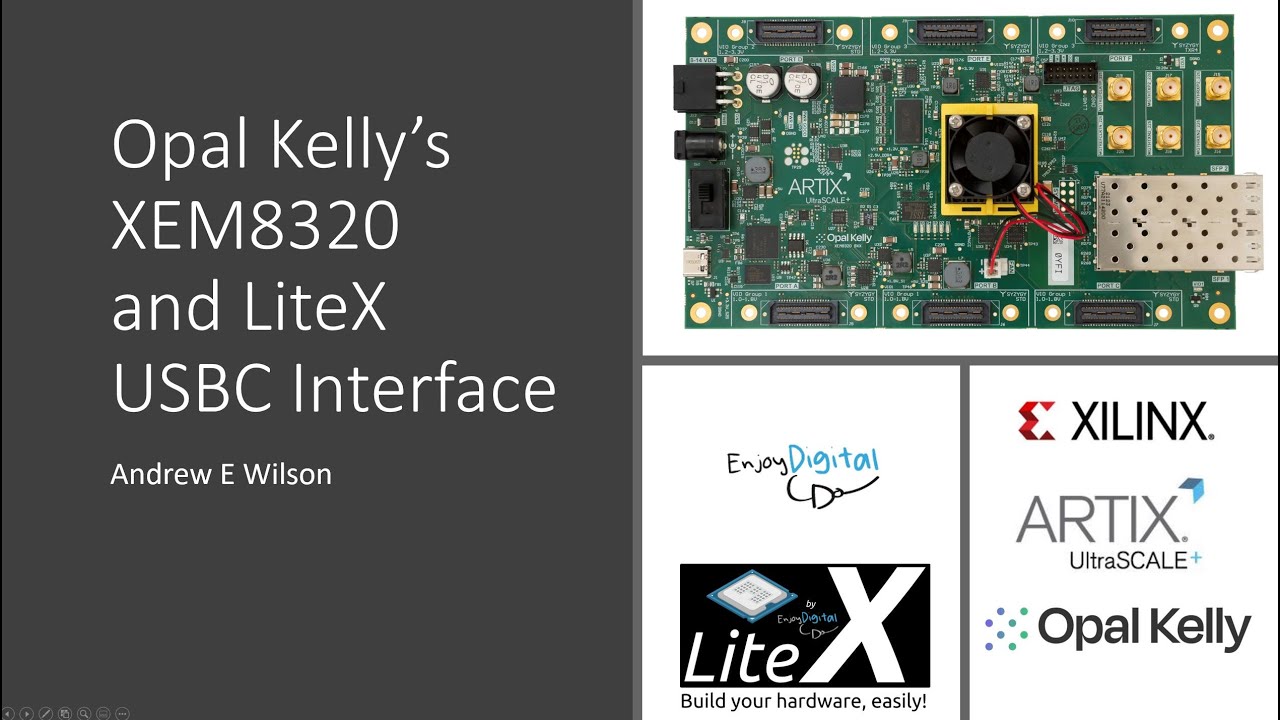 Opal Kelly's okHOST USB Interface for Litex