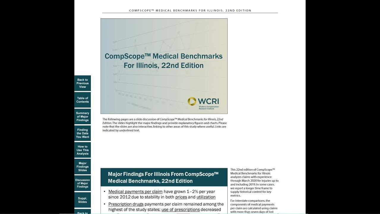 CompScope™ Medical Benchmarks, 22nd Edition
