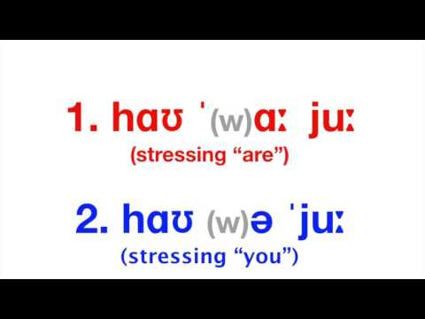 How To Pronounce 'How Are You?': Word Of The Day #12