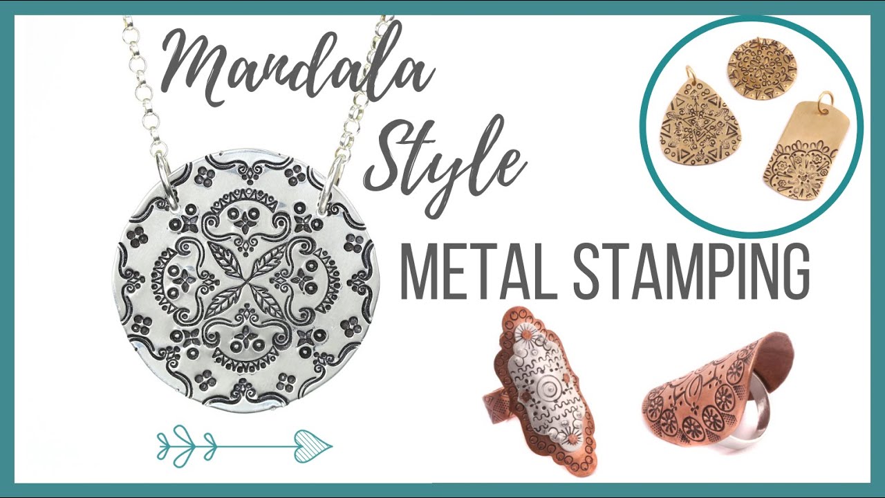 Mandala Style Metal Stamping Tutorial - Beaducation.com