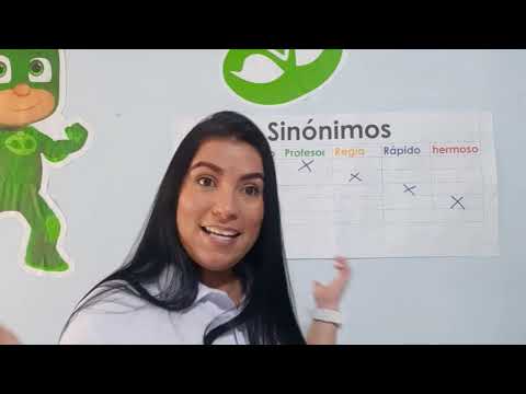 Cuarto - ¡Los sinónimos! 📚✏️📙