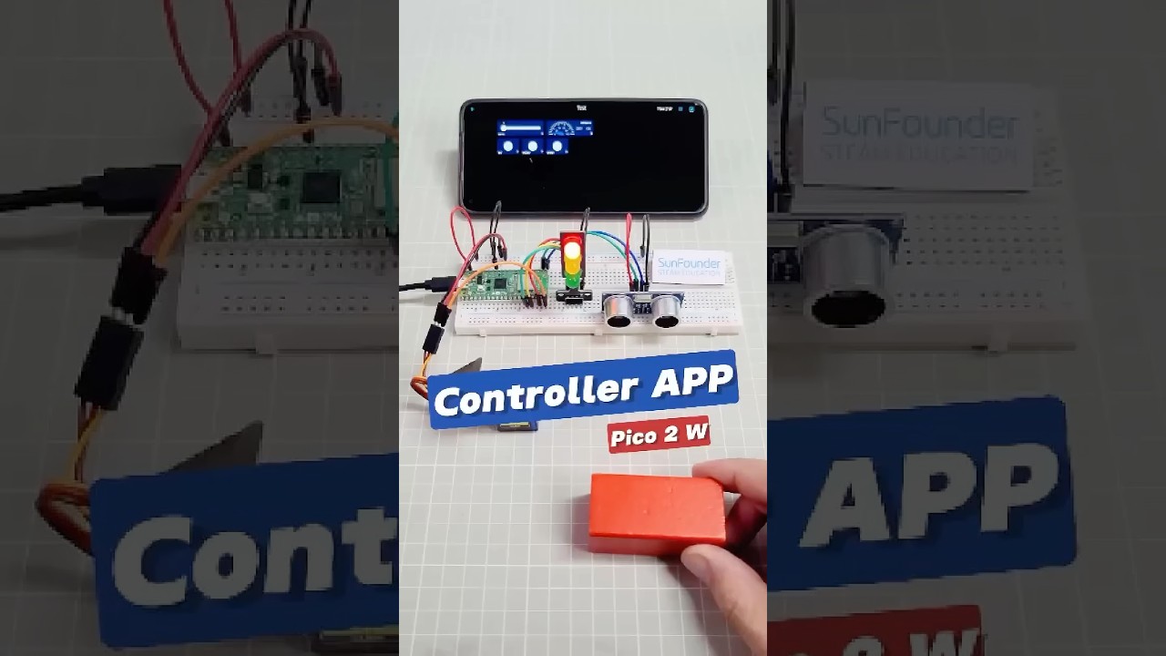 Raspberry Pi Pico 2 & SunFouder Controller #maker #iot