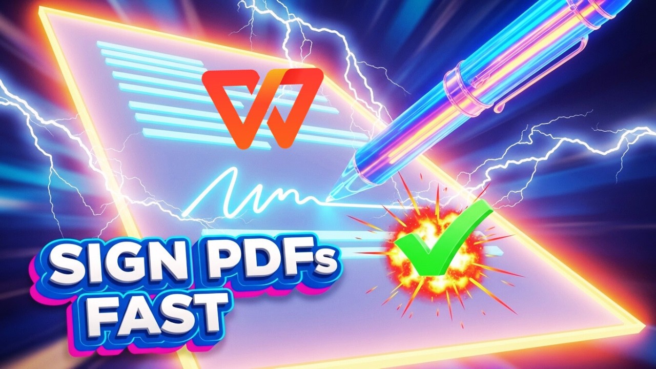 Sign PDF Documents Free Without Adobe | WPS PDF Tutorial
