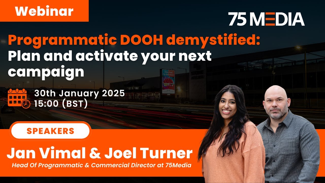 Programmatic DOOH Demystified: Plan and activate your campaign