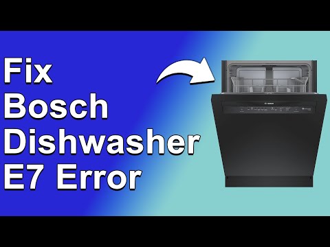 How To Fix The Bosch Dishwasher E7 Error Code - Meaning, Causes, & Solutions Canon(Simple Guide)