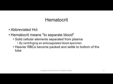 Hematology - Medical Assisting