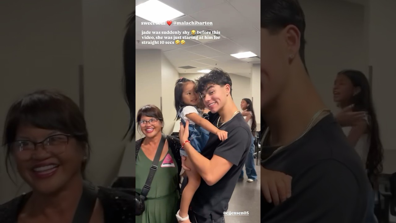 Aww 🥰 #malachibarton #malachi #disneychannel #disney #zombies #zombies #worldscollide #cutebaby