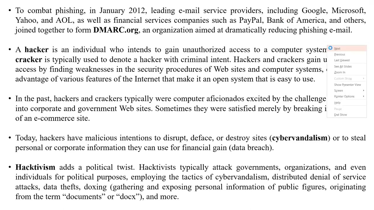 UNIT 3 - E-COMMERCE SECURITY AND PAYMENT SYSTEM.