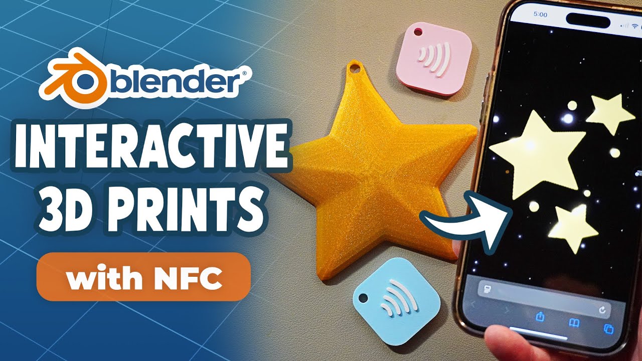 Blender 3D + NFC Tutorial: Make Your 3D Prints Interactive