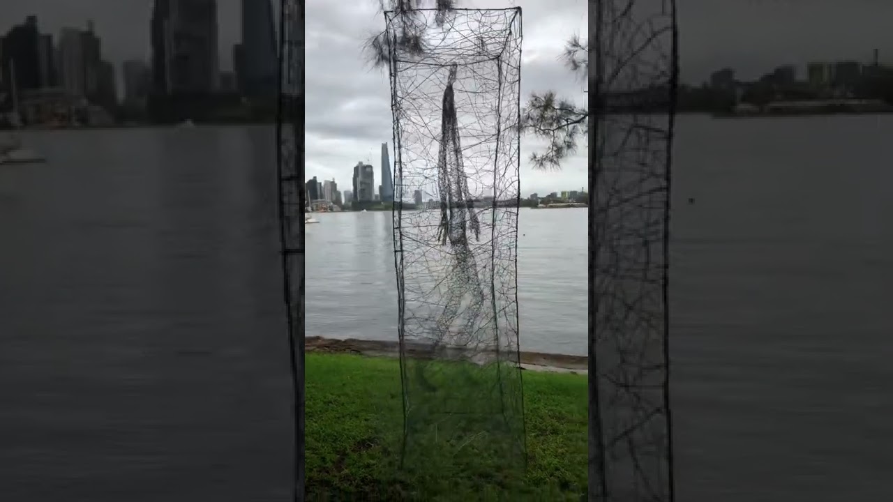 Passerby by Barbara Licha at the sculpture exhibition  McMahons Point