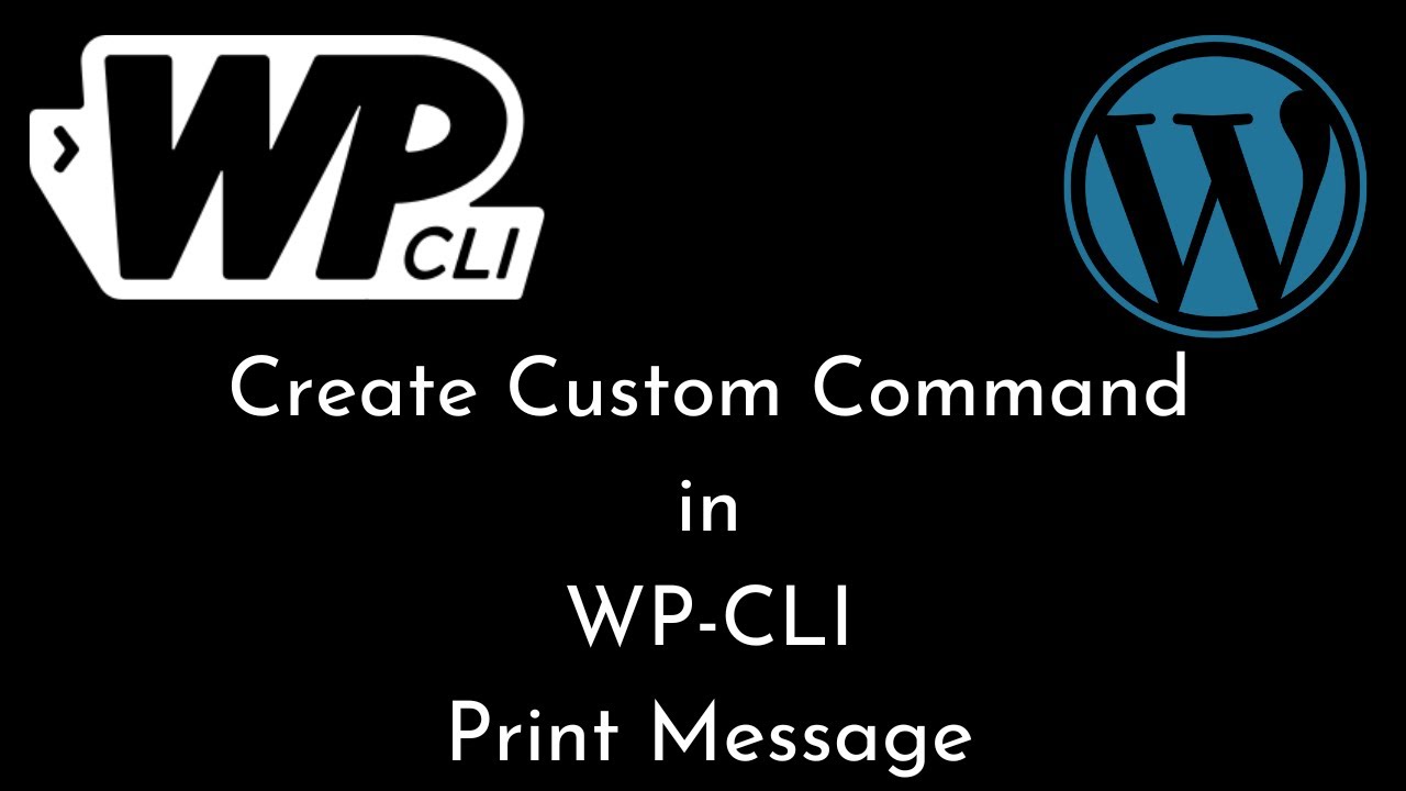 Create Custom WP Command | Basics | WP-CLI | S2 E1
