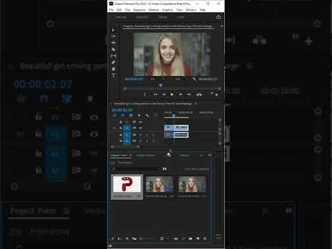 Premiere pro tutorial How to add an image to a video #Shorts #trending #premiere MP4