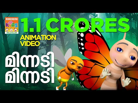 Minnadi Minnadi | Animation Version | കെ എസ് ചിത്ര ആലപിച്ച സൂപ്പർഹിറ്റ് സിനിമ ഗാനം അനിമേഷൻ രൂപത്തിൽ