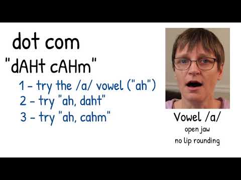 How to Pronounce "dot com" In American English