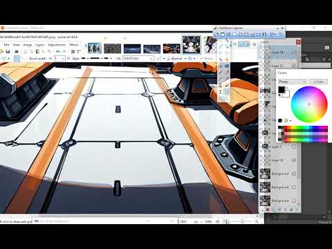 HOW to use NKSCAPE creating VECTORS from your PNG image . SCENE A (interior of spceship )