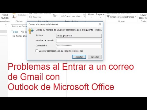 Error al Entrar al correo de Outlook de Microsoft Office con un correo de Gmail