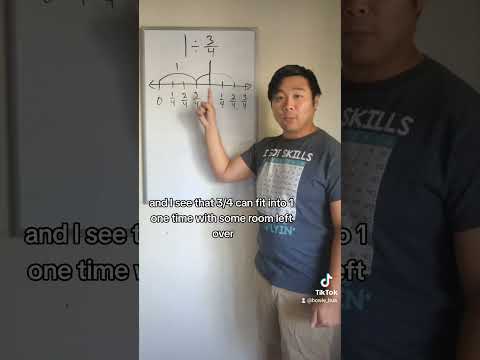 How to visualize dividing by a fraction