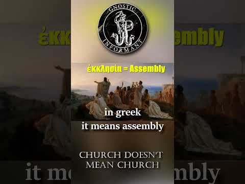 Church DOESN'T Mean CHURCH #christianity #church #history #ancientgreece #greeklanguage #language