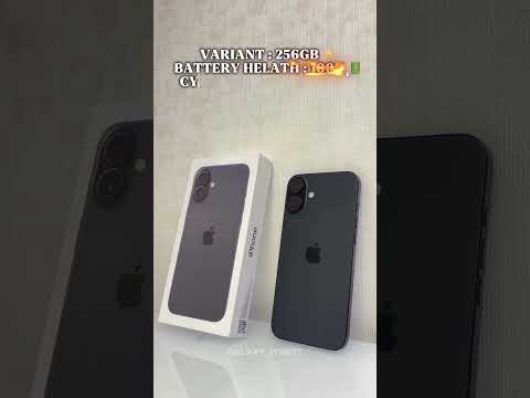 ๐จ iPHONE 16 โ BLACK 256GB WARRANTY TILL 06 03 2026! ๐จ๐ฑ MINT CONDITION