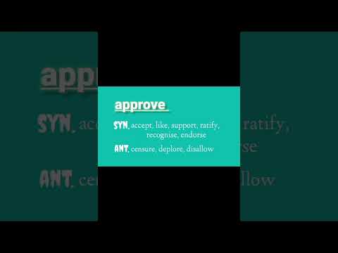 Synonyms and Antonyms - A - 8