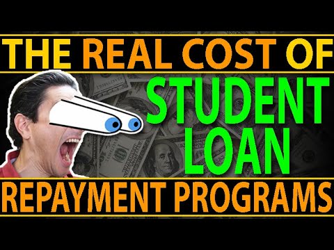 The REAL Cost Of Income-Driven Student Loan Repayment Plans (IBR, ICR, PAYE, REPAYE)