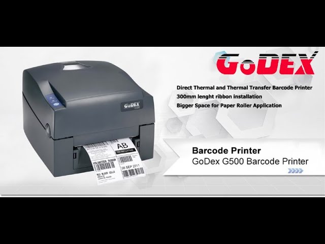 Thermal Barcode Label Printer - Godex G500 Thermal Barcode Label ...