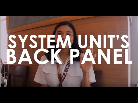 Computer: System Unit's Back Panel