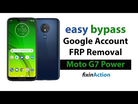 Easy Bypass Moto G7 Power XT1955 FRP Google Account Removal Without PC 2019