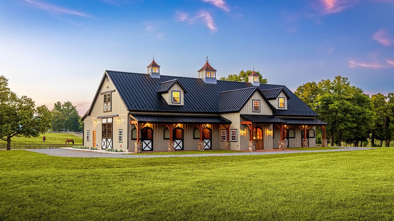 Amazing Virginia Horse Barn