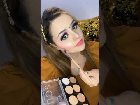 I love this silver highlighter🤍✨#Sculpt #FashionColor #Contour #Palette #Silver #Gold #Highlighter