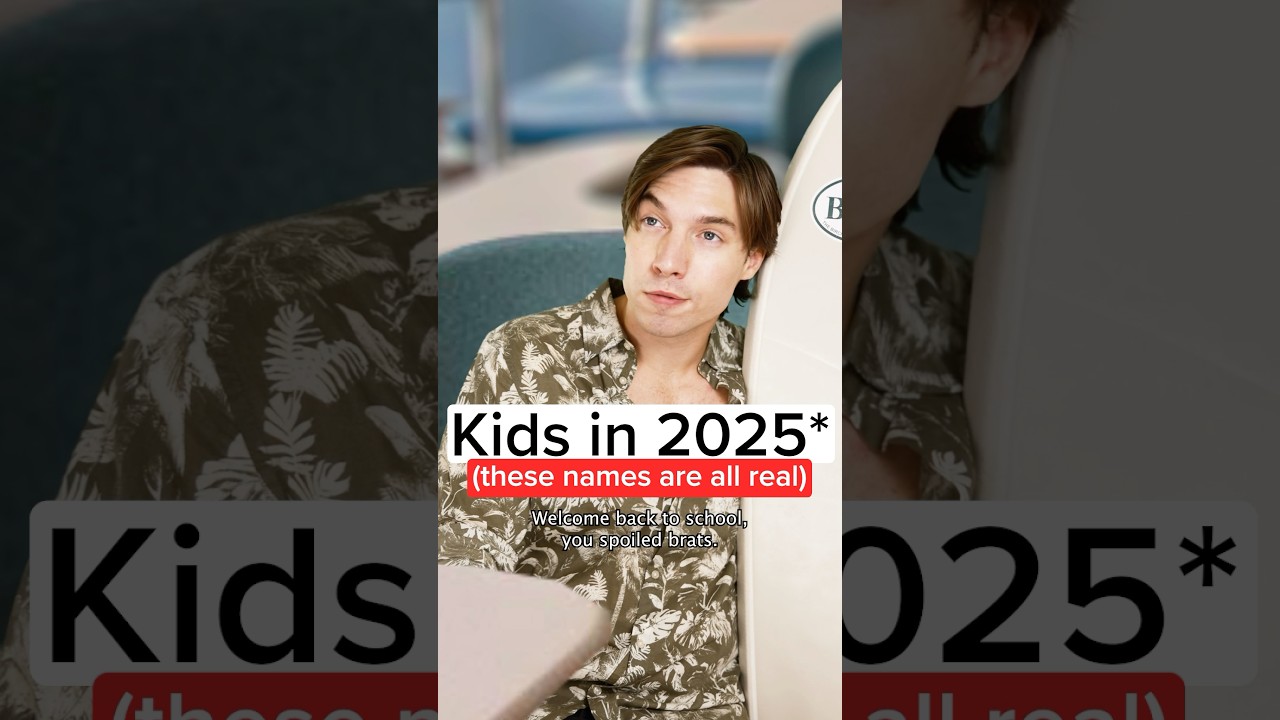 These names are all real. 😭🤦‍♂️#skit #funny #comedy #babynames #skits #shorts