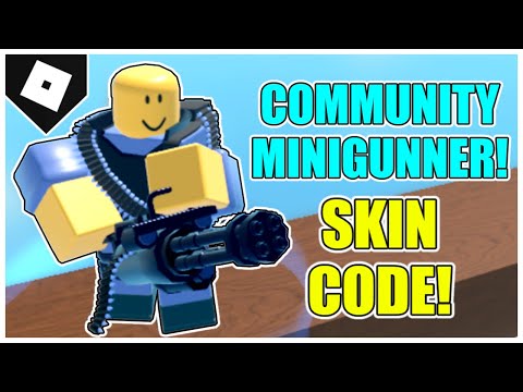 NEW CODE for COMMUNITY MINIGUNNER SKIN in TOWER DEFENSE SIMULATOR! (Discord Minigunner) [ROBLOX]