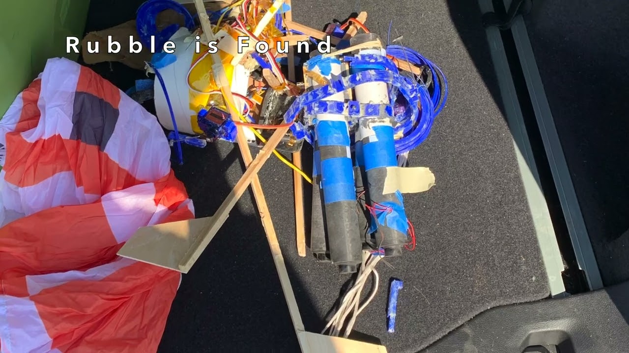 Clustered 2-Stage Thrust Vector Controlled Rocket
