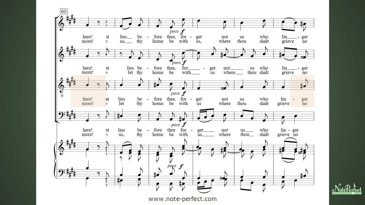 The Shepherds' Farewell - Hector Berlioz - Learn The 1st Tenor Part