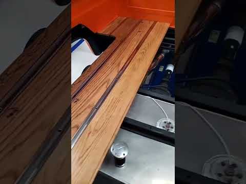62 C10 red Oak bed floor install