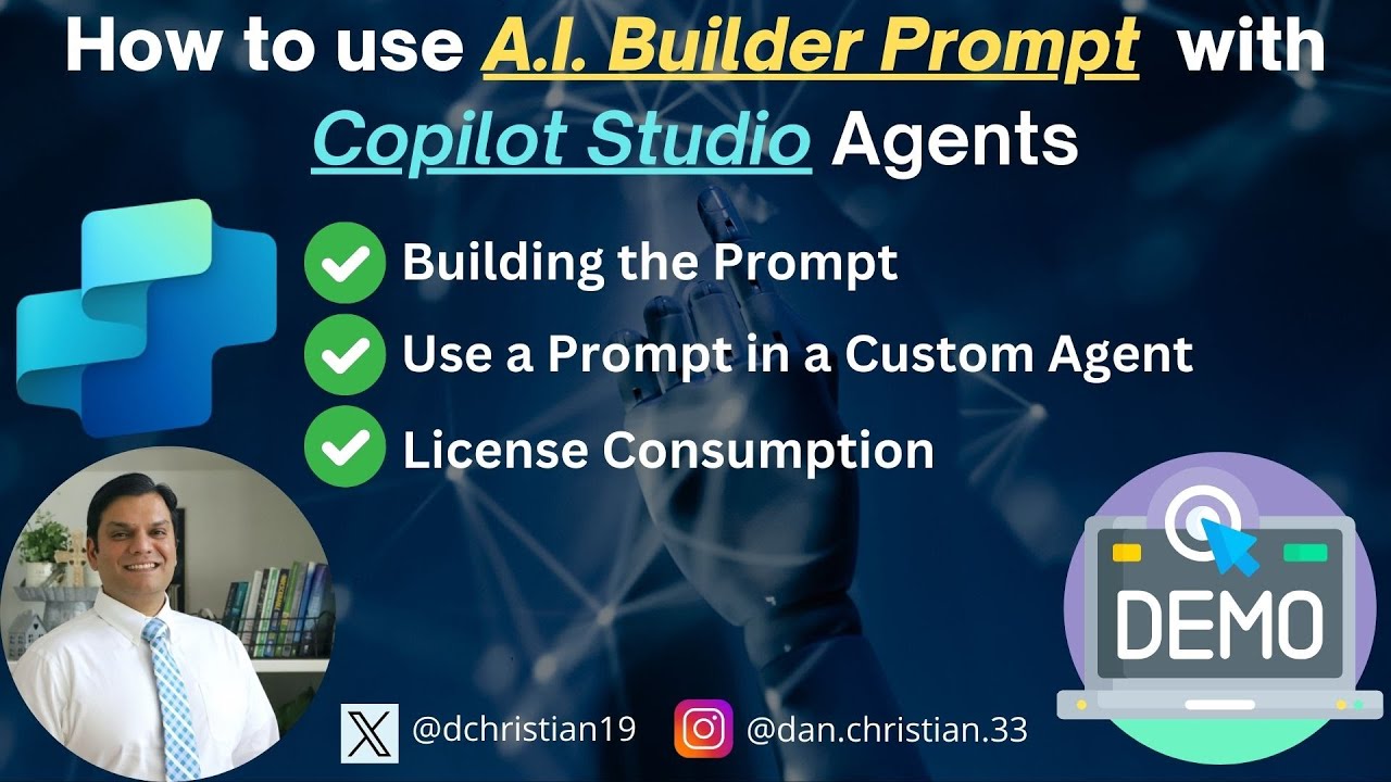 Copilot Studio Agents: Boost Results with A.I. Builder Prompt...
