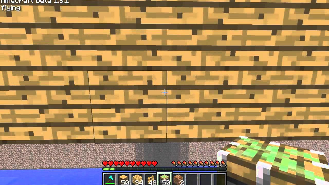 Minecraft Redstone Tutorial: Episode 1 - Drawbridge