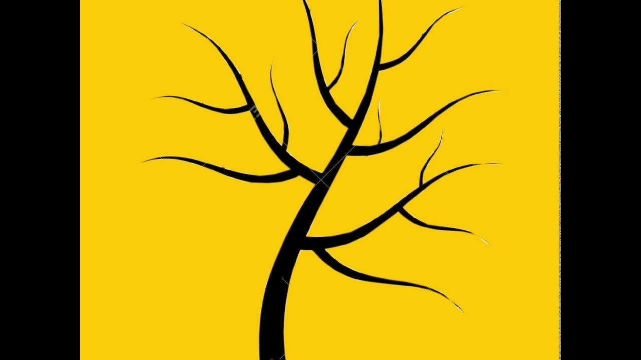 Animación de vectores - Arbol creciendo