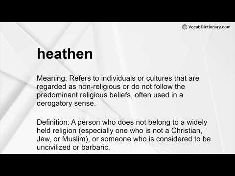 heathen Meaning