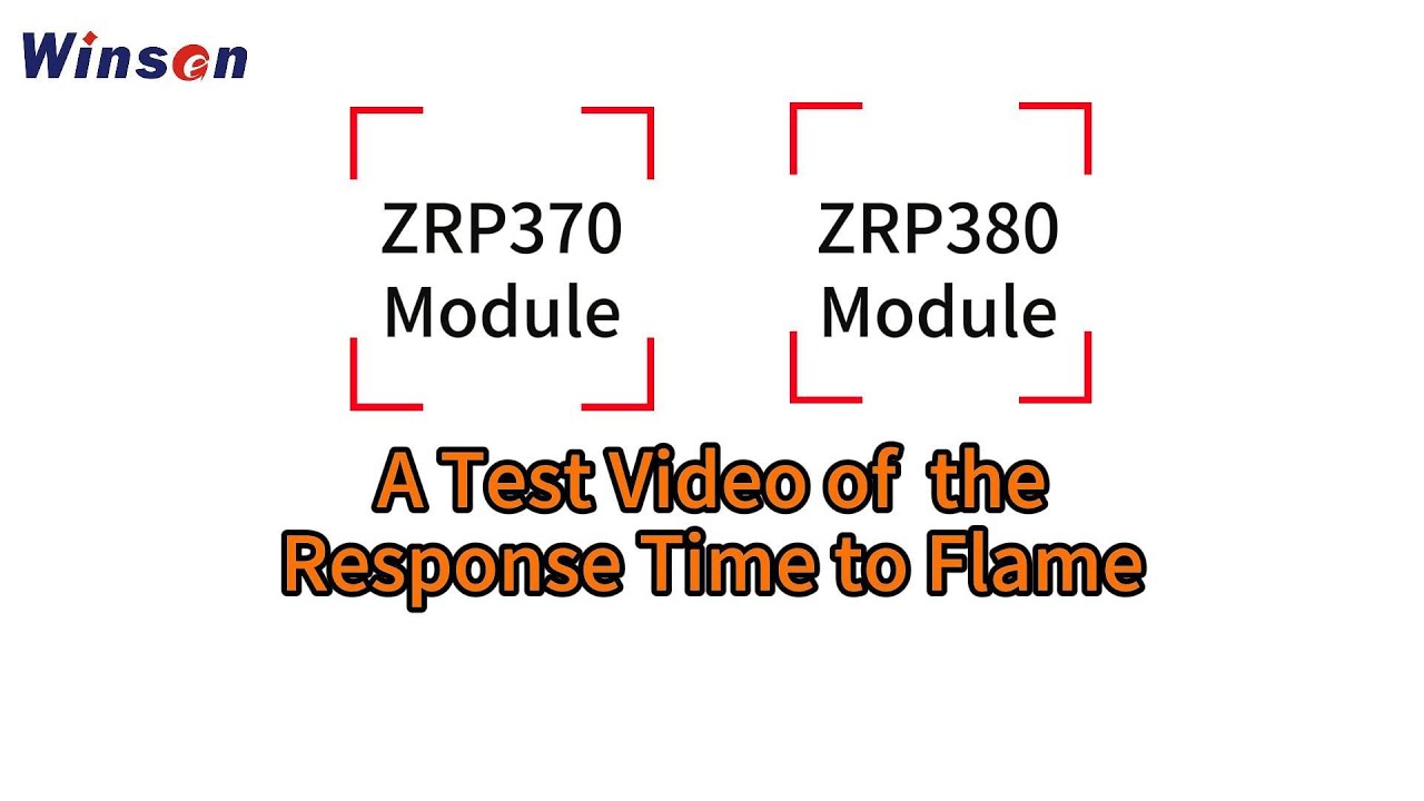 Test Video of Flame Detection Module ZRP370, ZRP380