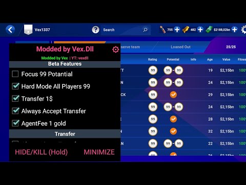 Soccer Manager 2025 - Football 2.0.0 Mod Menu Apk V3 | Max Rate Players | Money