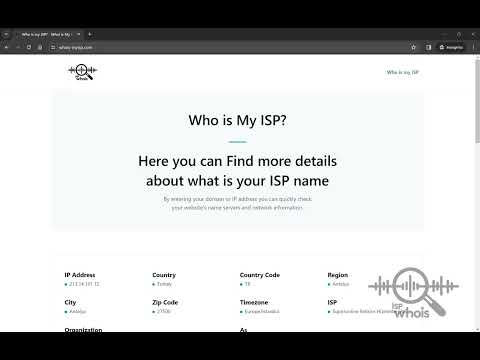 Who is my ISP