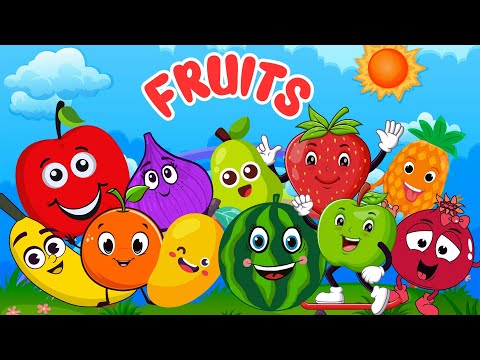 Fruits Names | fruits names in English for kids | Learn Fruits Name | #fruitsname #fruit #animals