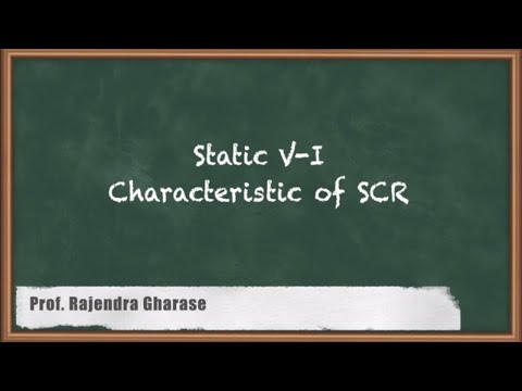 Exploring The Static V-I Characteristics Of SCR In GATE Power ...
