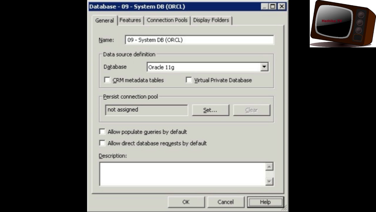 Database Object Properties||OBIEE Tutorial||2019