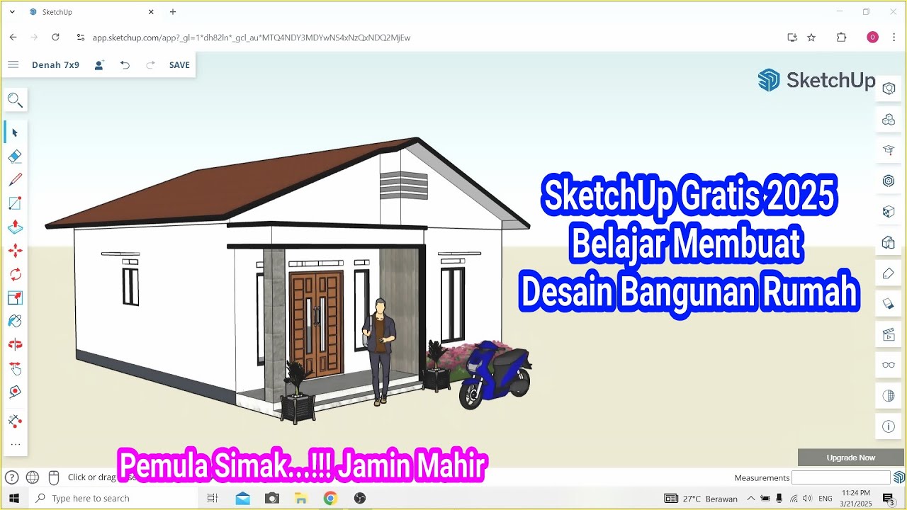 Free SketchUp 2025 || Learn to Create Home Building Designs