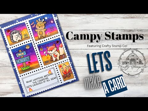 Creating Camp Stamps featuring @craftystampco